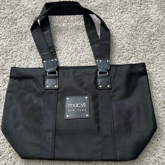 Macy's | Bags | Macys New York Black Bag | Poshmark